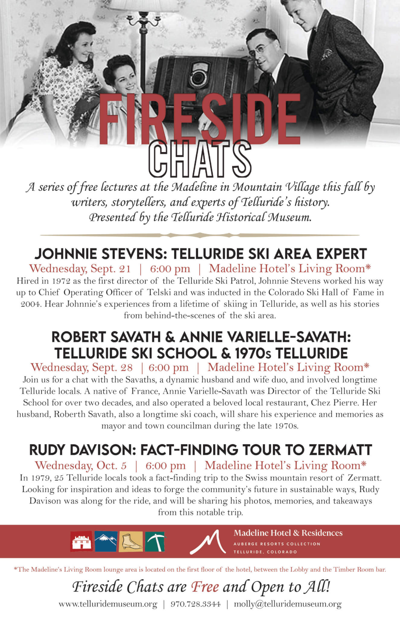 2022 Fireside Chat Series Announced! | Telluride Historical Museum 2022 Fireside Chat Series Announced! | Telluride Historical Museum