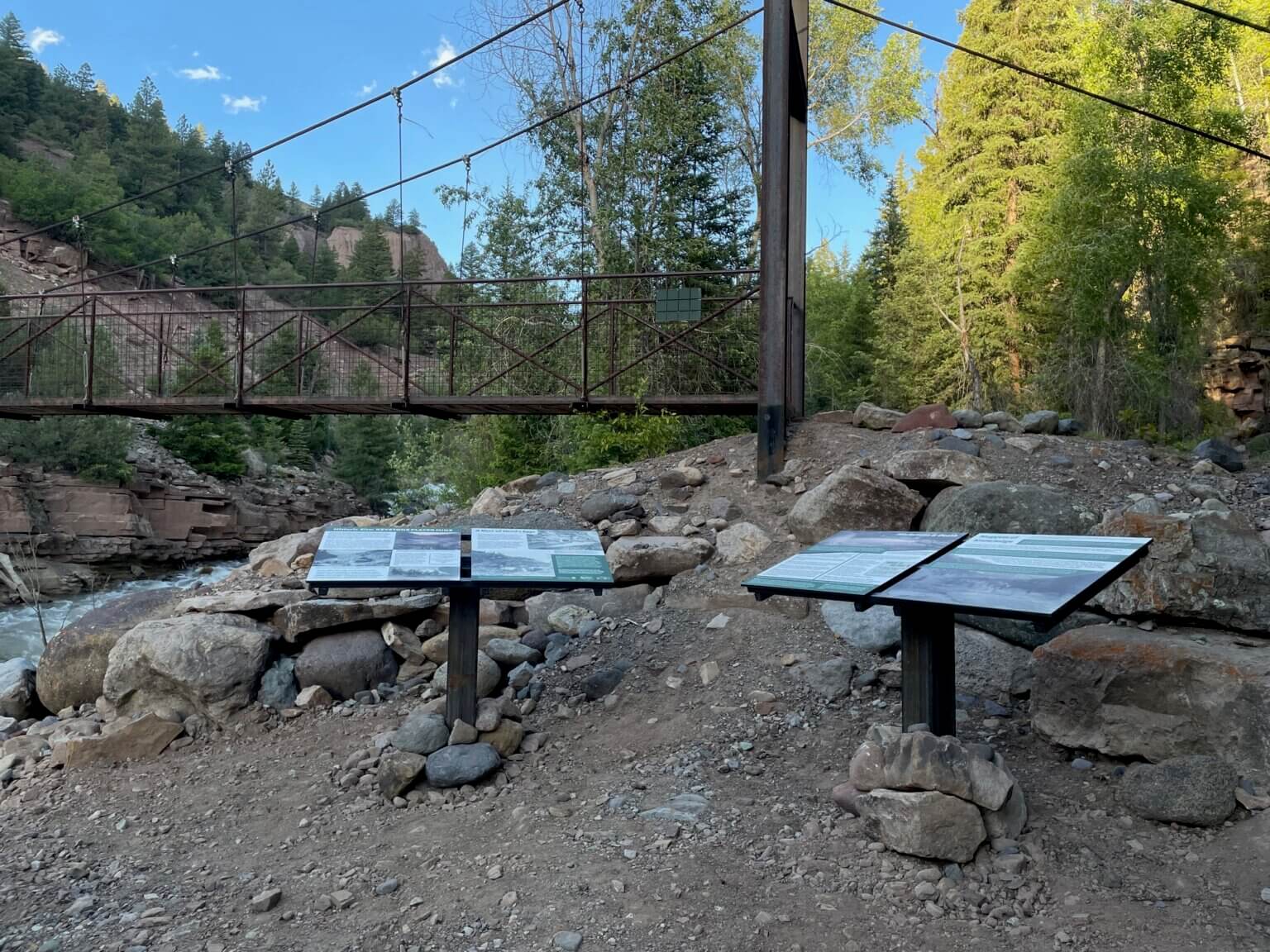 New historic interpretive signs installed – Keystone Gorge Loop Trail ...