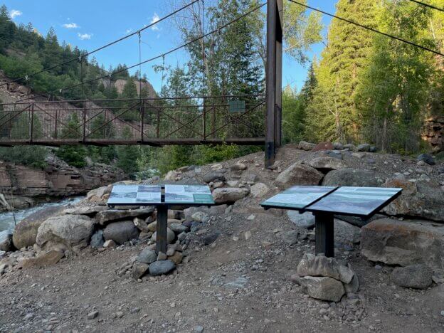 New historic interpretive signs installed – Keystone Gorge Loop Trail ...